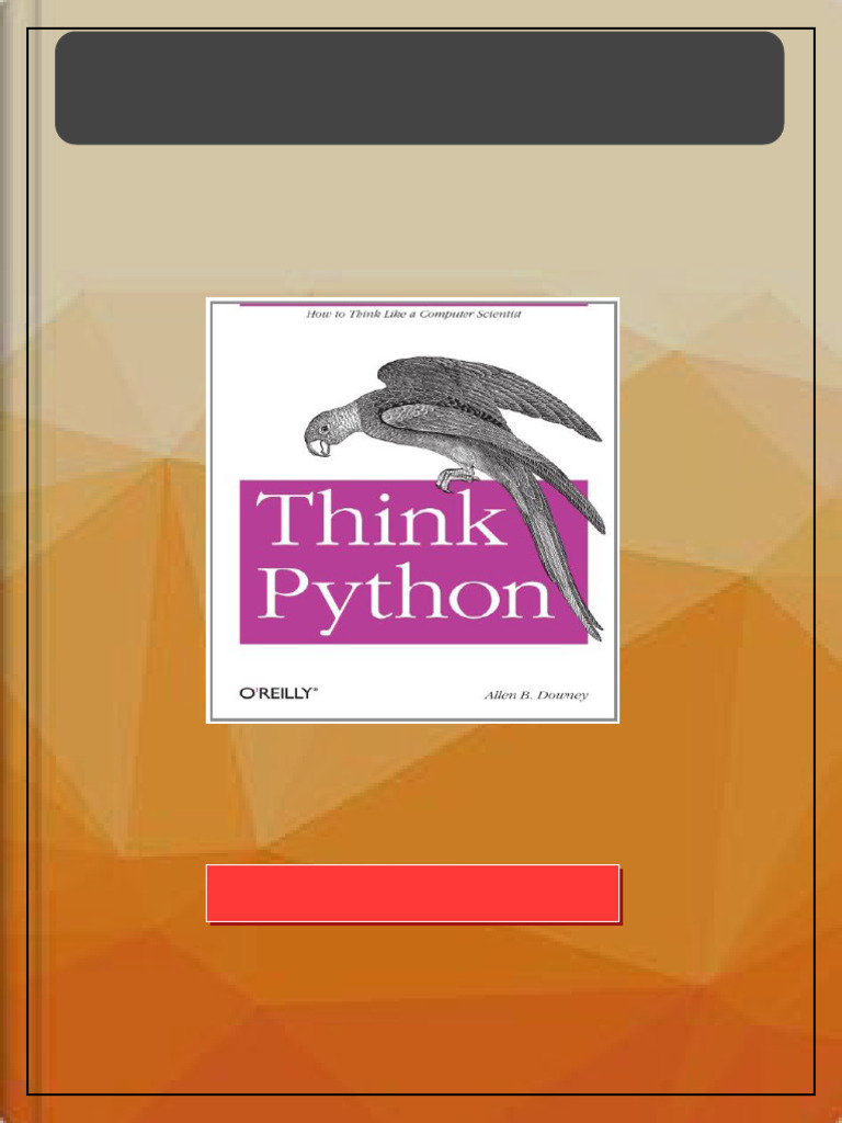 Think Python 1st Edition Allen B. Downey online pdf | PDF | Parameter (Computer Programming ...