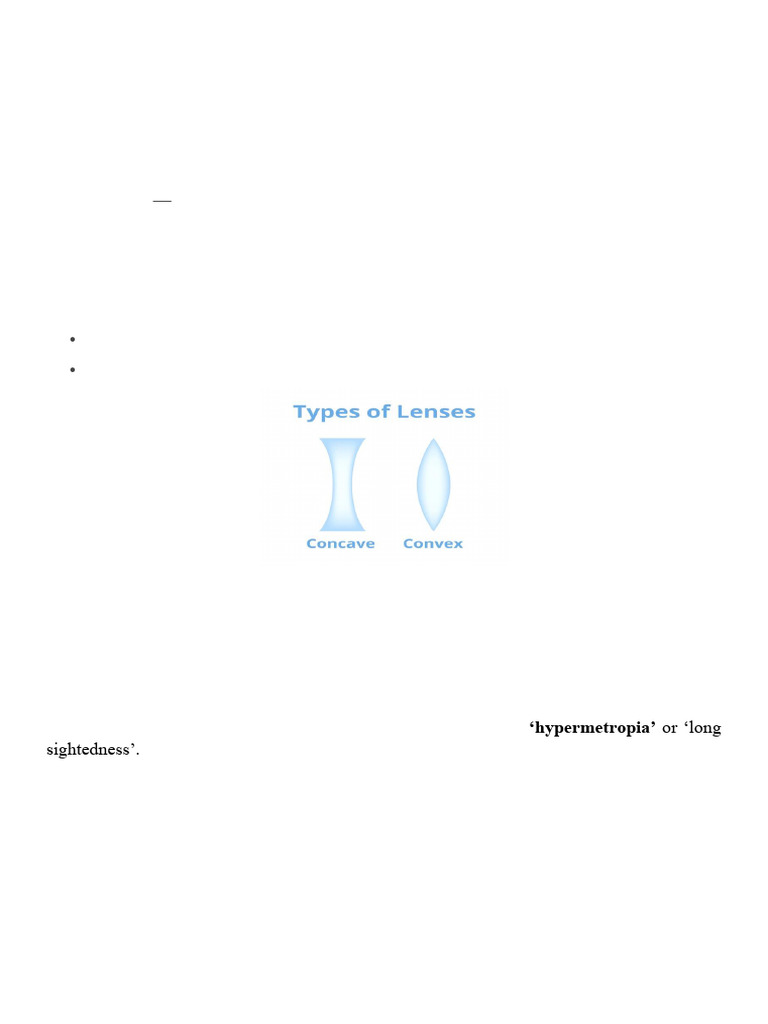 Lens | PDF | Optics | Electromagnetic Radiation