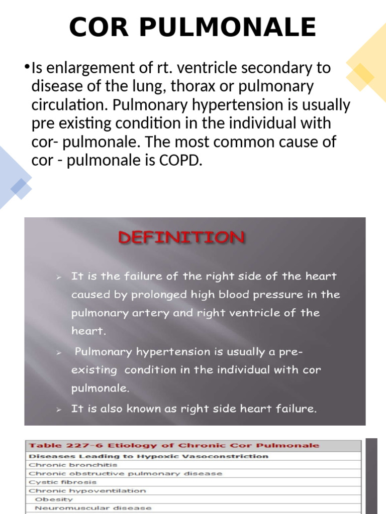 Cor Pulmonale 105238 | PDF