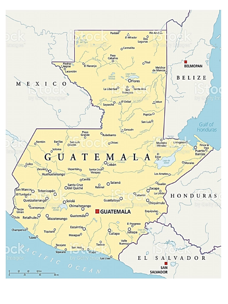 Mapa Politico de Guatemala | PDF