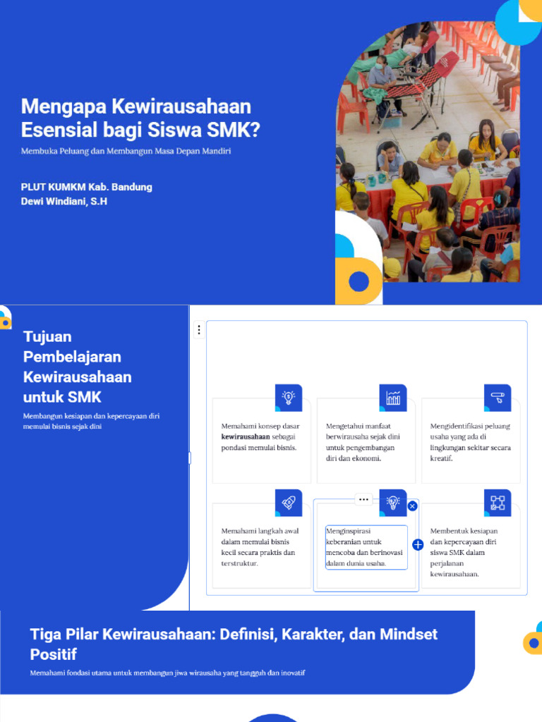 PPT Presentasi SMK Kewirausahaan | PDF