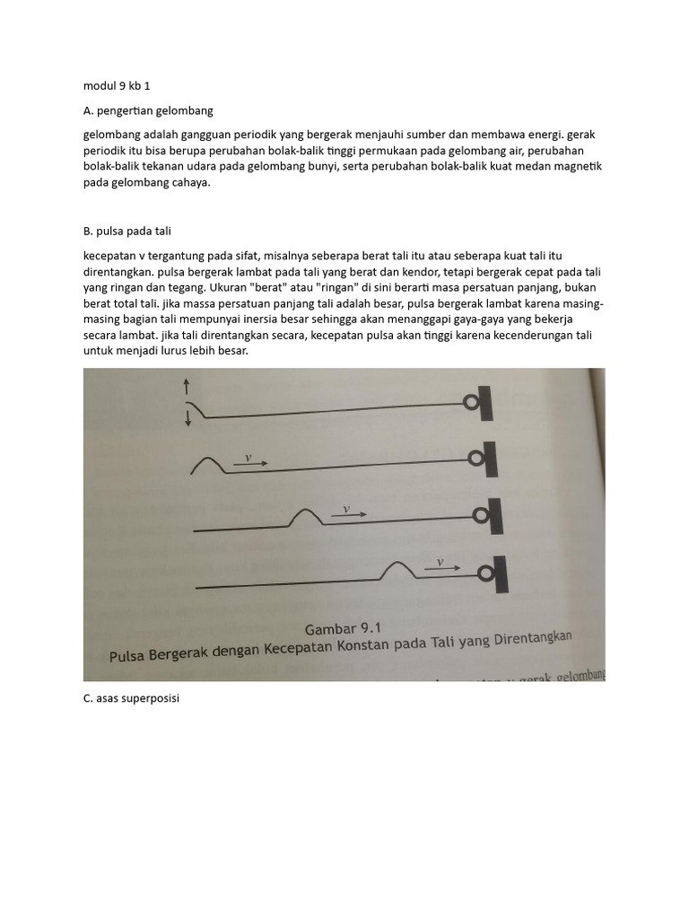 Gelombang Dan Bunyi | PDF
