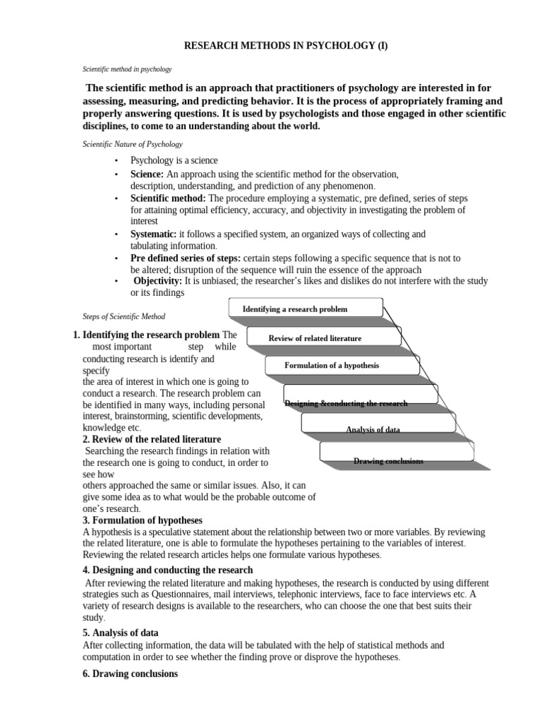 Research Methods in Psychology Overview | PDF | Survey Methodology ...