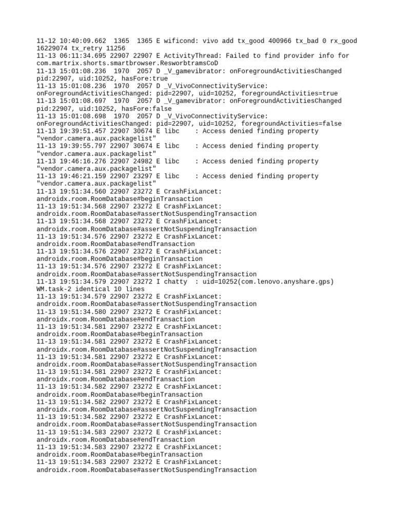 Log | PDF | Computer Programming