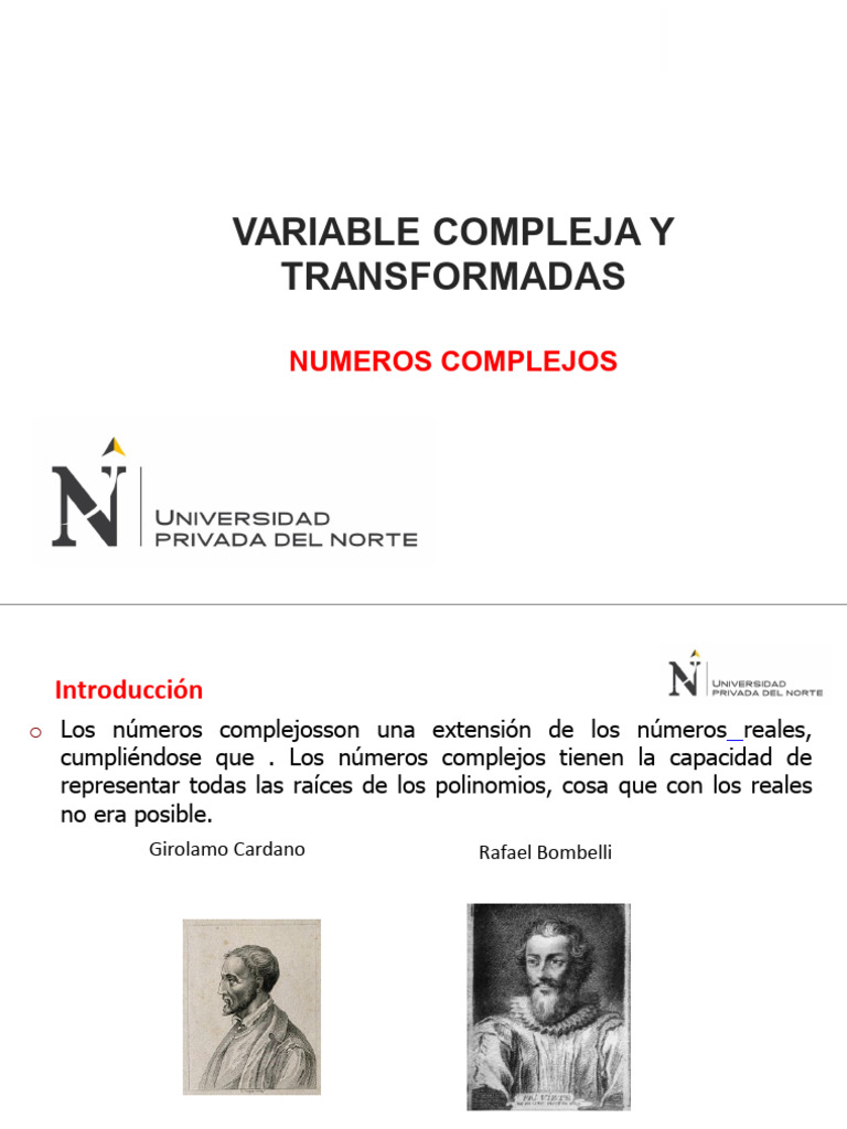 ppt 01 numeros complejos -Variable compleja | PDF | Número complejo ...