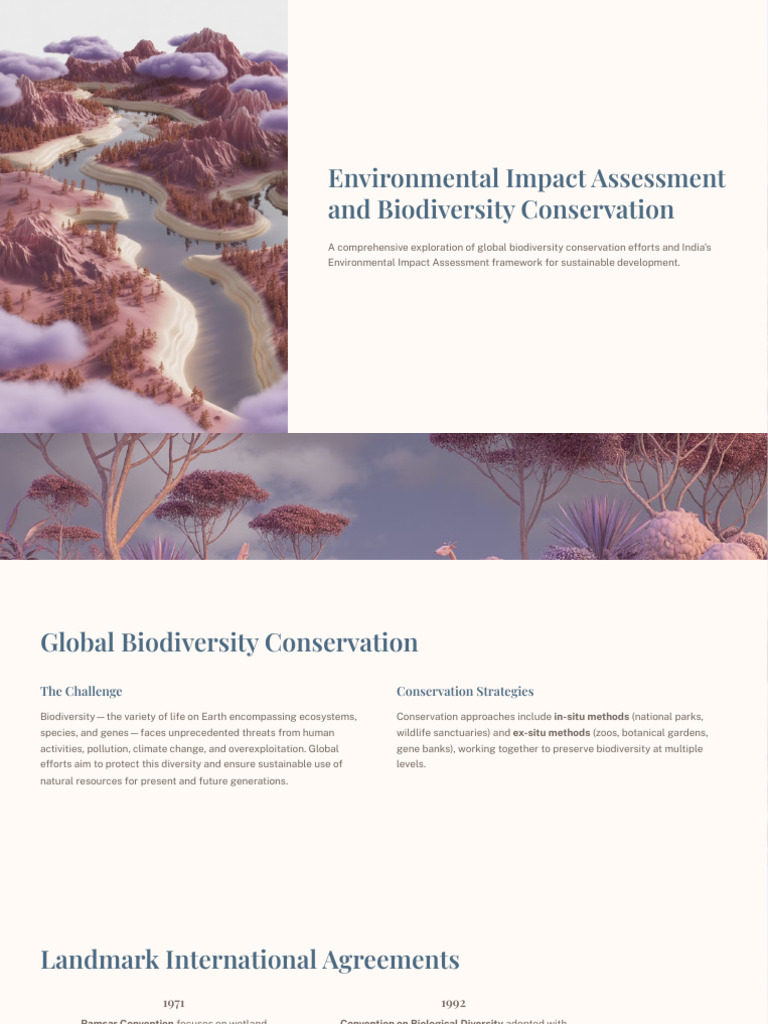 Environmental Impact Assessment and Biodiversity Conservation | PDF