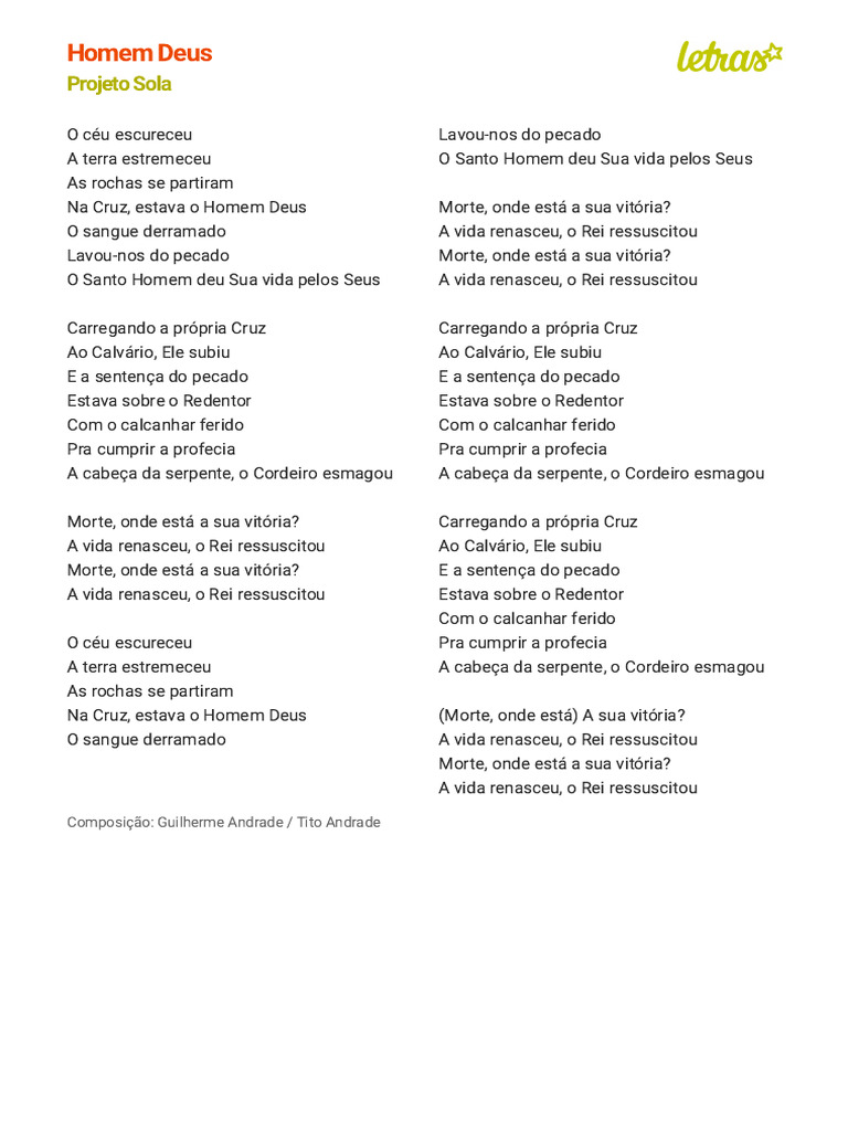 Homem Deus - Projeto Sola (Impressão) | PDF