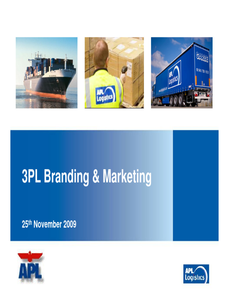 3PL Branding Recommendation APL | PDF | Brand | Marketing