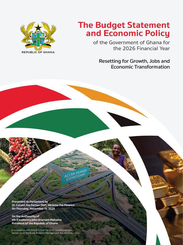 Ghana 2026 Budget Statement Overview | PDF | Fiscal Policy | Gross ...