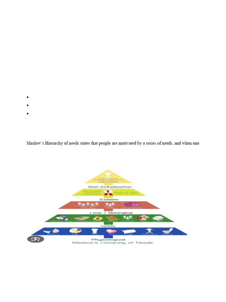 Maslows Hierarchy of Needs | PDF | Motivational | Motivation
