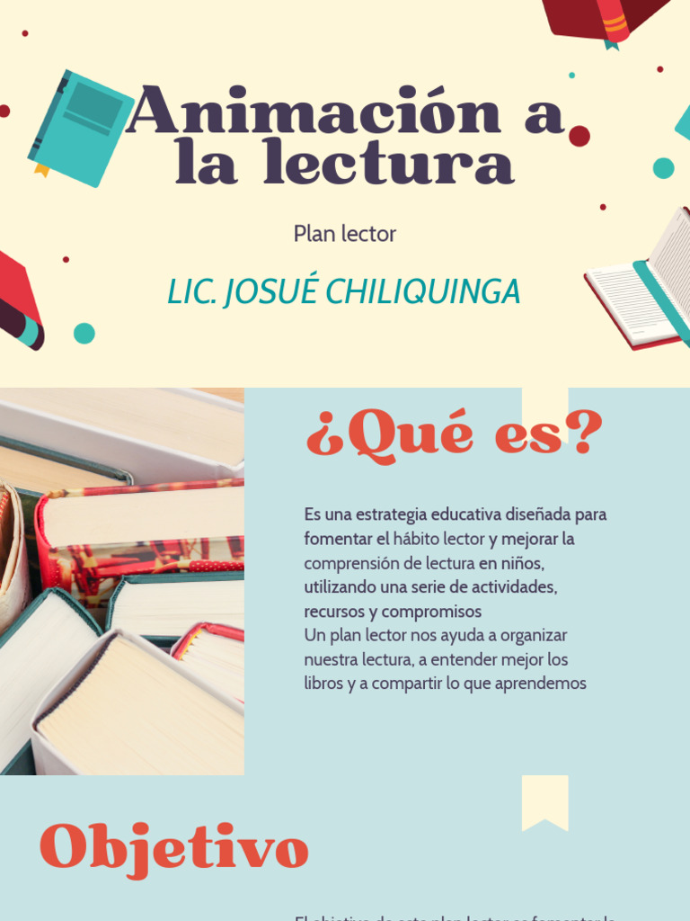 Presentación Proyecto Plan Lector (1) | PDF