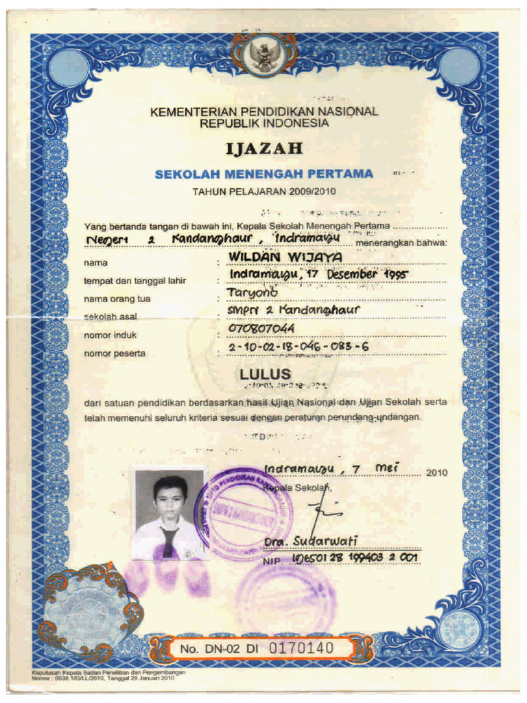 Ijazah - Wildan Wijaya | PDF