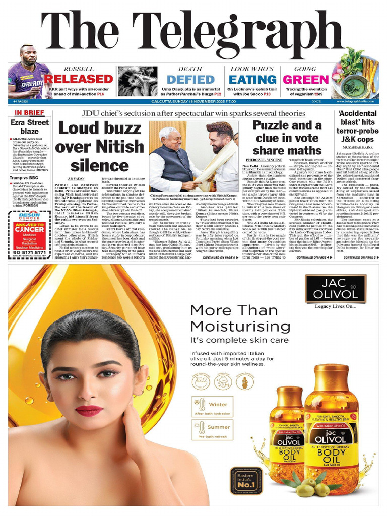 The Telegraph 16 11 2025 | PDF