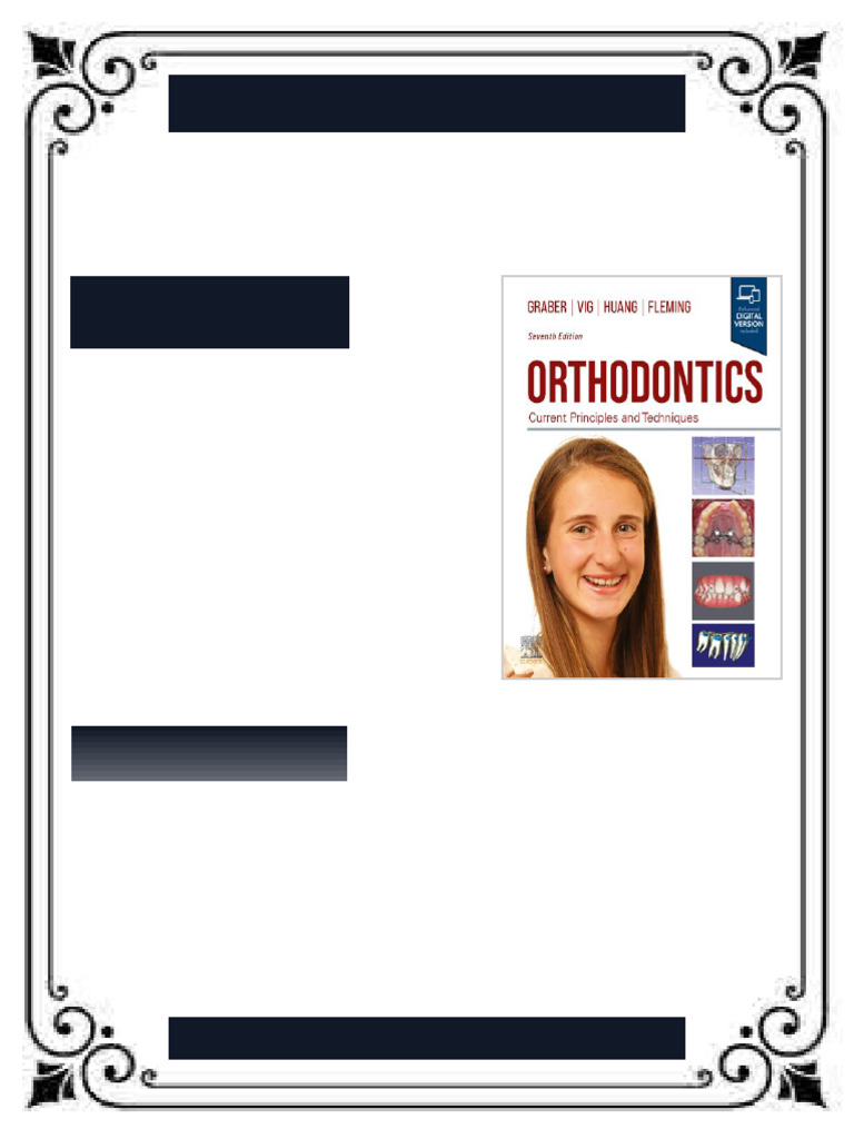 Orthodontics Current Principles and Techniques 7th Edition Greg J Huang ...