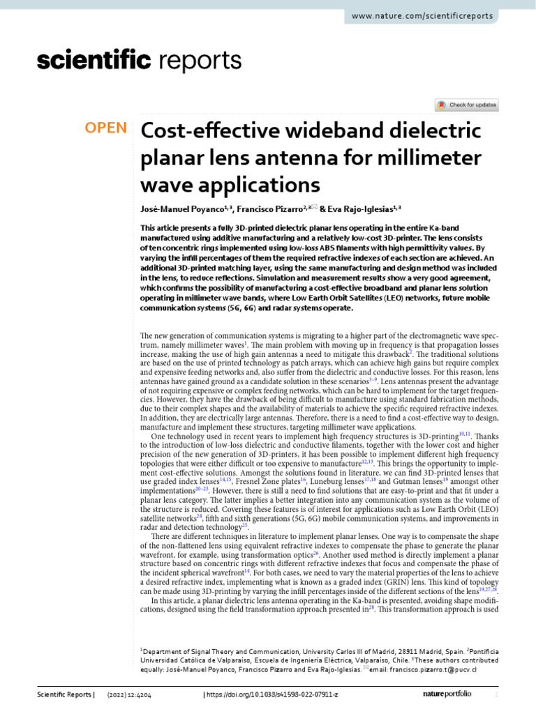 s41598-022-07911-z | PDF | Refractive Index | Antenna (Radio)