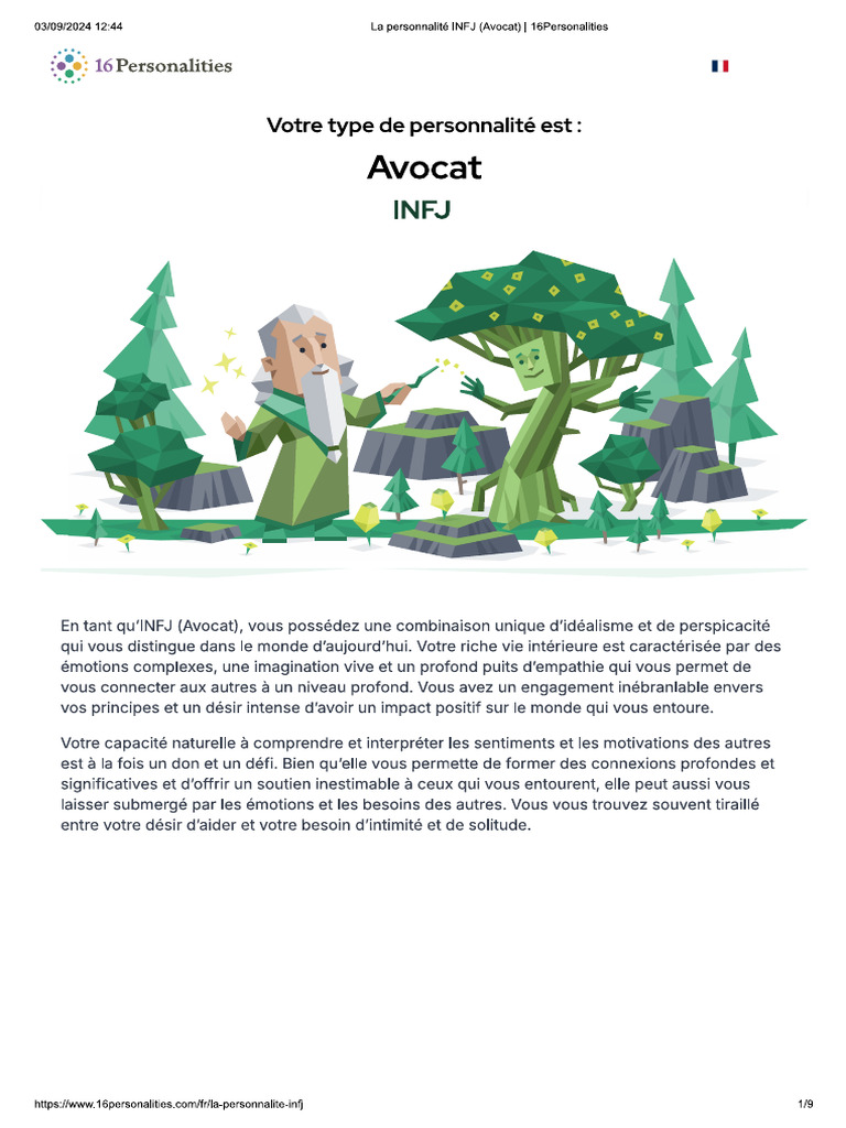 Test de Personnalite | PDF