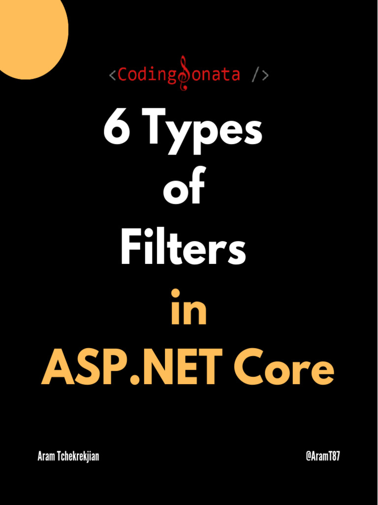 Dotnet Core-Types of Filters | PDF | Interface (Computing) | System Software