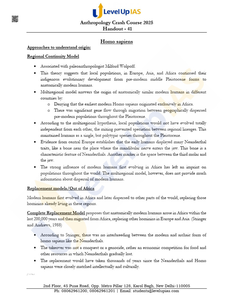 Anthropology Crash Course: Human Origins | PDF | Evolution Of Primates ...