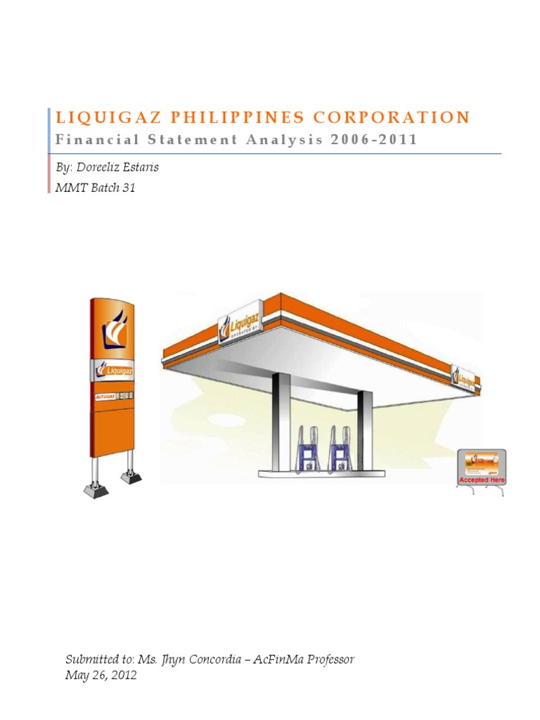 001 Financial Analysis - Liquigaz Philippines Corporation | PDF ...