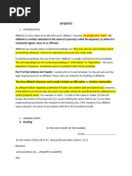 UCPR Form 40 Affidavit Template | PDF | Affidavit | Identity Document