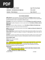 Ultrasound Chest Report Format Example Sample Template Drlogy Lab ...