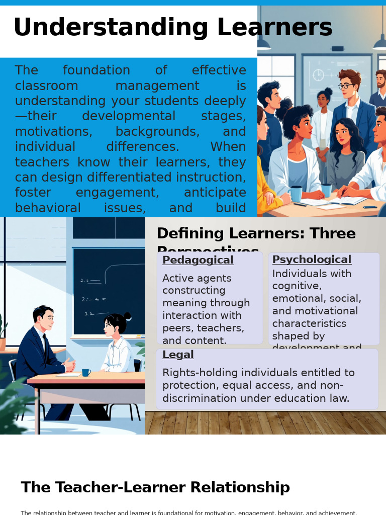 Understanding Learners for Effective Teaching | PDF | Educational ...