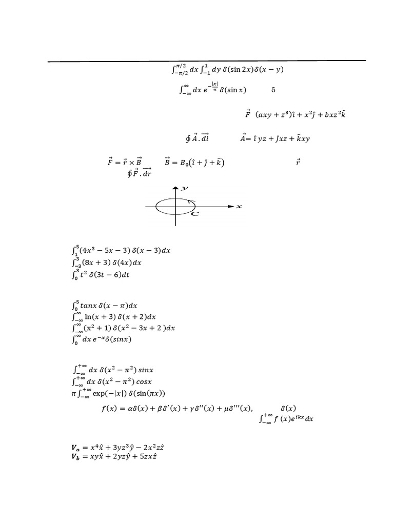 Tutorial Sheet 1 PYL205 | PDF | Divergence | Sphere
