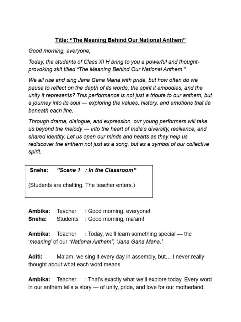Understanding Our National Anthem | PDF
