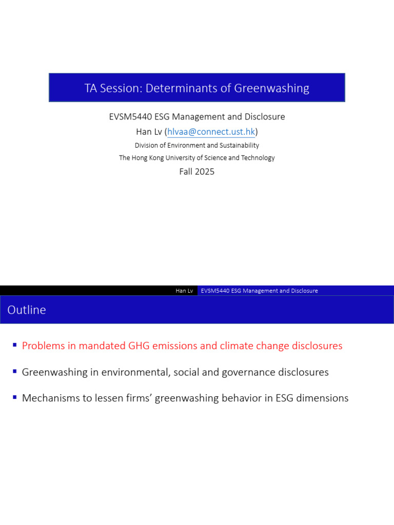 TA Session (Han LV) | PDF | Greenhouse Gas | Economy And The Environment