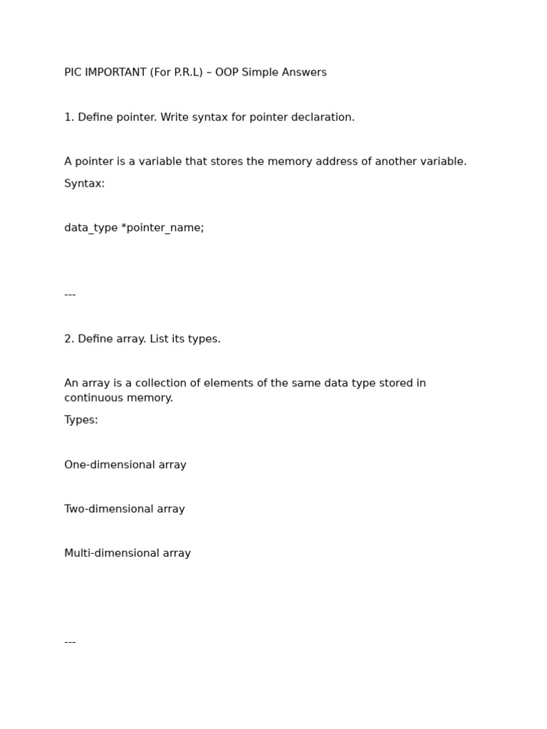 Pic (1) 2 | PDF | Pointer (Computer Programming) | Computer Data