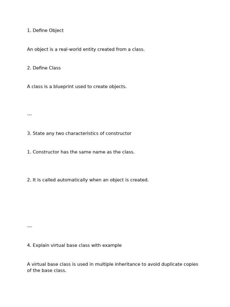 Oop | PDF | Class (Computer Programming) | Inheritance (Object Oriented ...