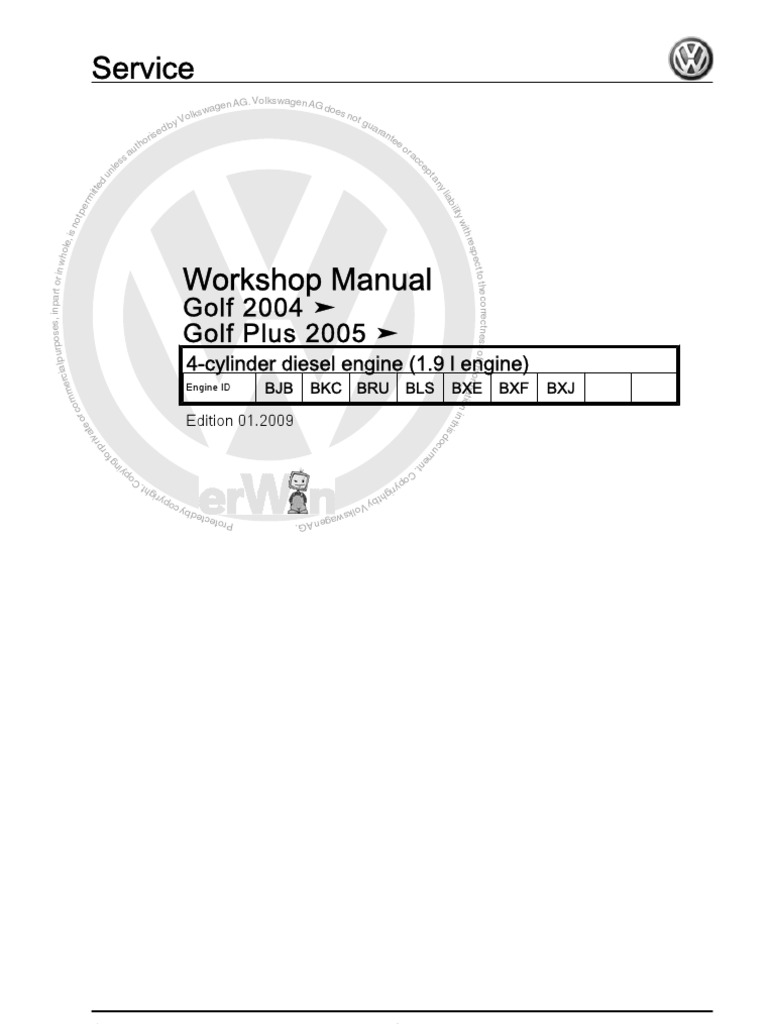 4-Cylinder Diesel Engine (1.9 L Engine) | PDF | Transmission (Mechanics ...