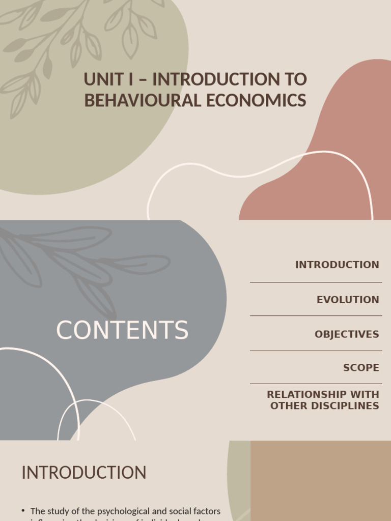 Introduction to Behavioral Economics | PDF | Behavioral Economics ...