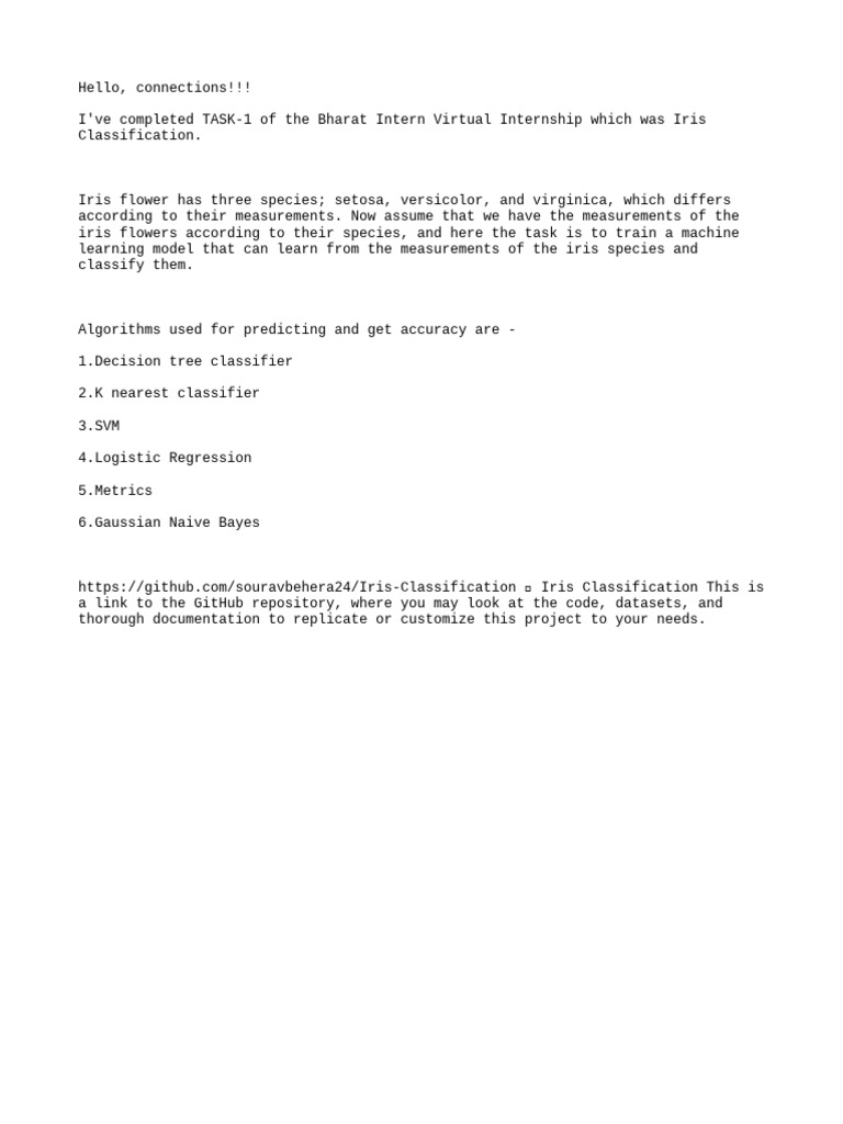 Iris Classification | PDF