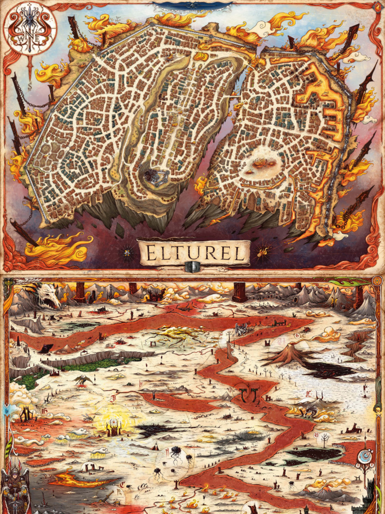 Players' Map of Elturel and Avernus | PDF