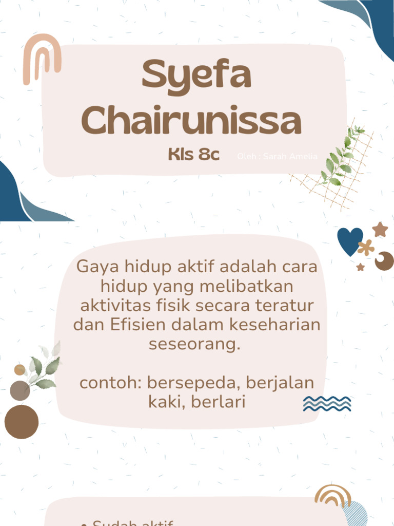 Coklat Dan Putih Biru Kreatif Estetik Slide Presentasi - 20251020 ...