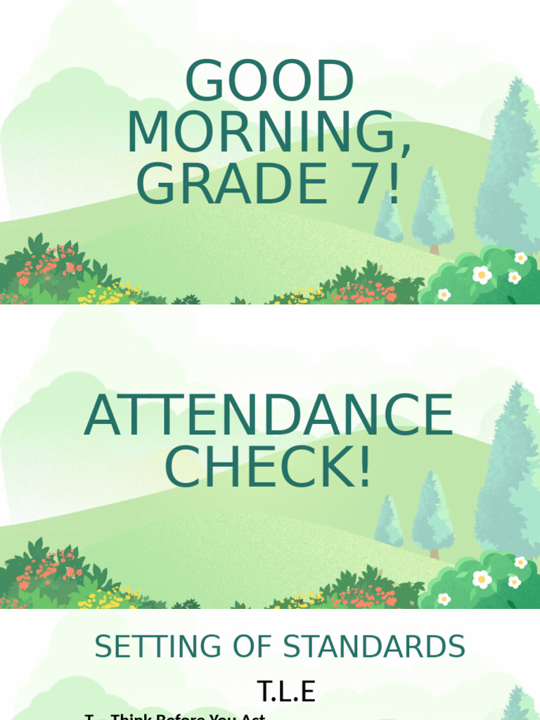 Good Morning, Grade 7! | PDF | Chicken | Poultry