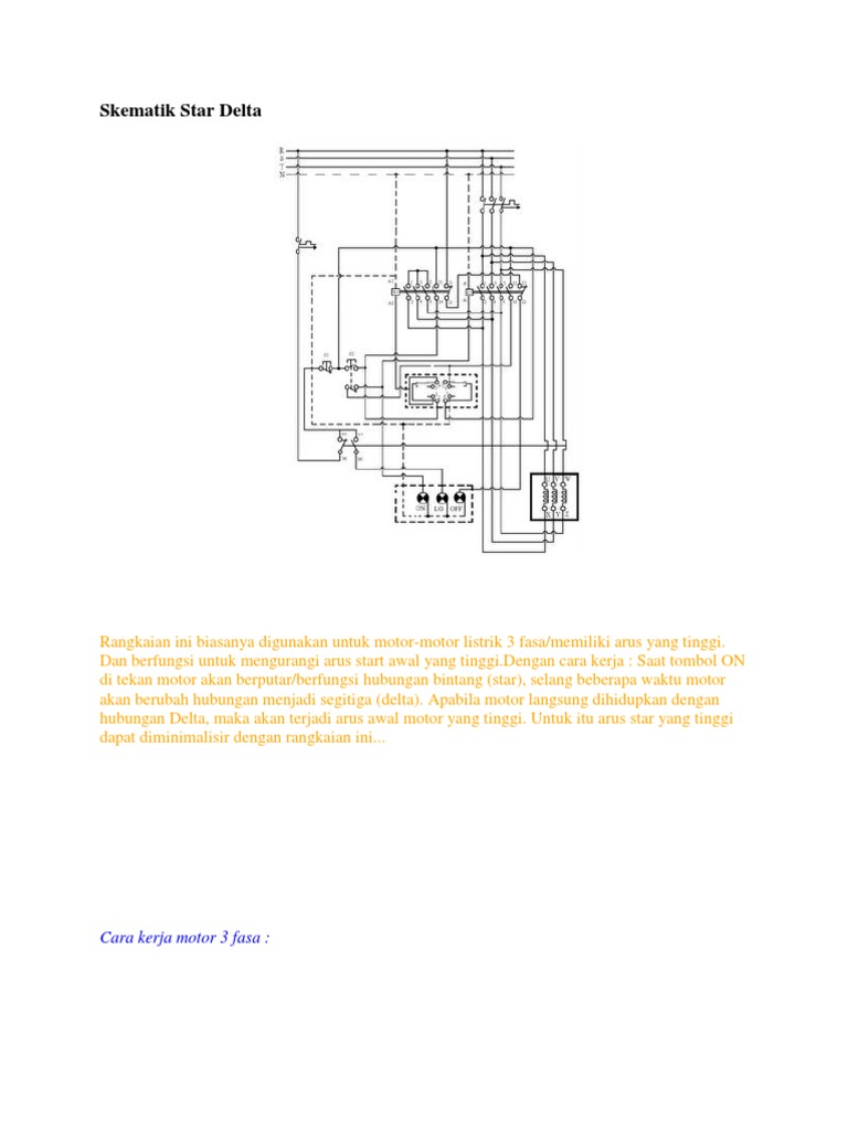 Skematik Star Delta | PDF