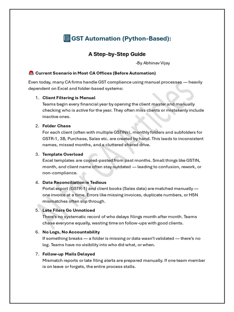 Python GST Automation.pdf | PDF | Computing