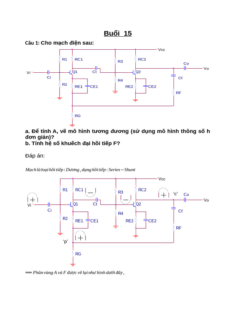 Dap An BTCC Buoi 15 | PDF