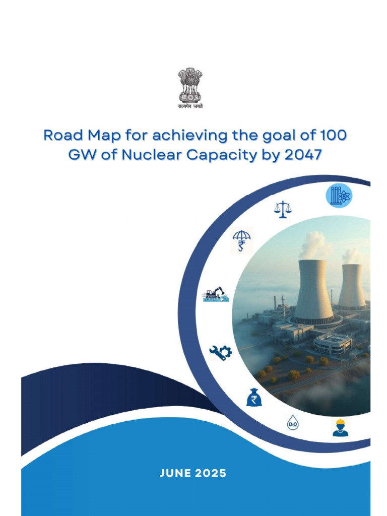 India's Nuclear Roadmap Final 30062025 | PDF | Nuclear Power | Nuclear Fission