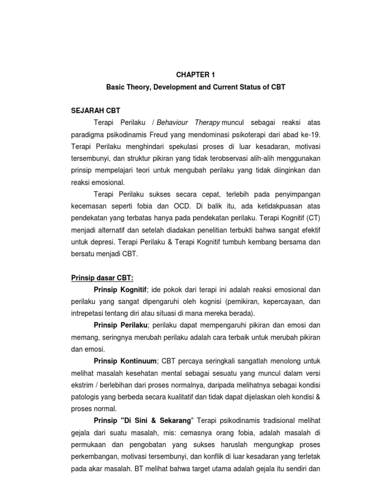 CBT-translet Buku | PDF