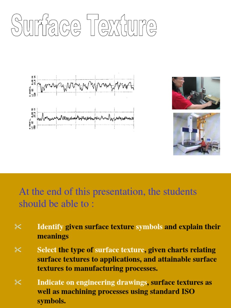 Surface Texture | PDF | Surface Roughness | Wear