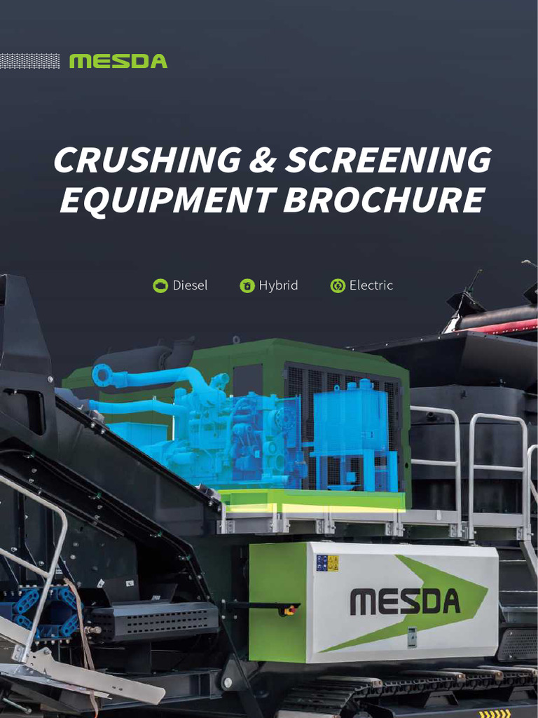 MESDA Mobile Crushing Equipment Brochure | PDF | Secondary Sector Of ...