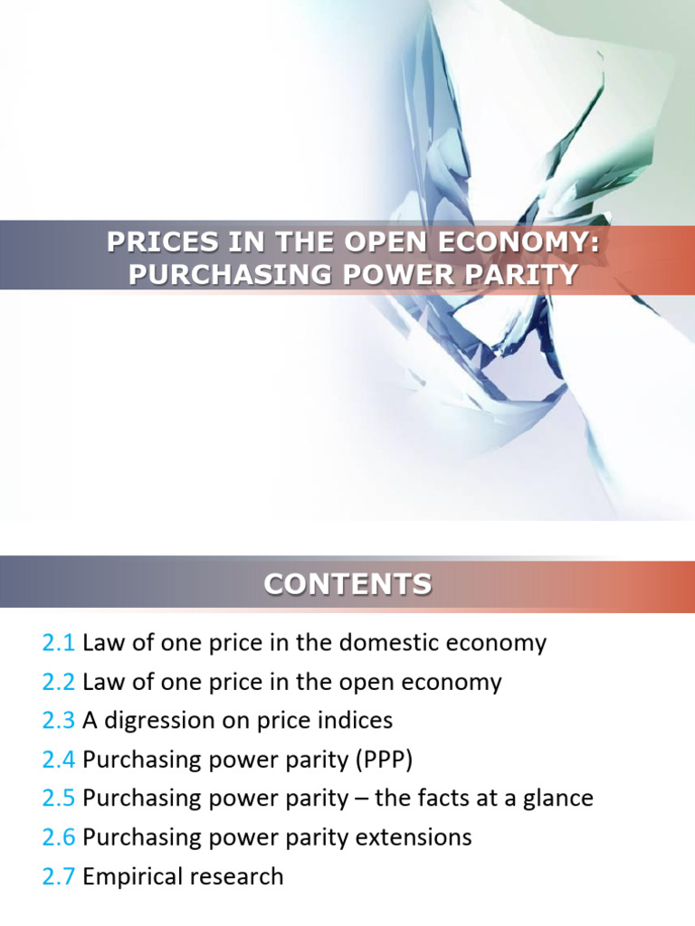 Chapter 02 | PDF | Cost Of Living | Purchasing Power Parity