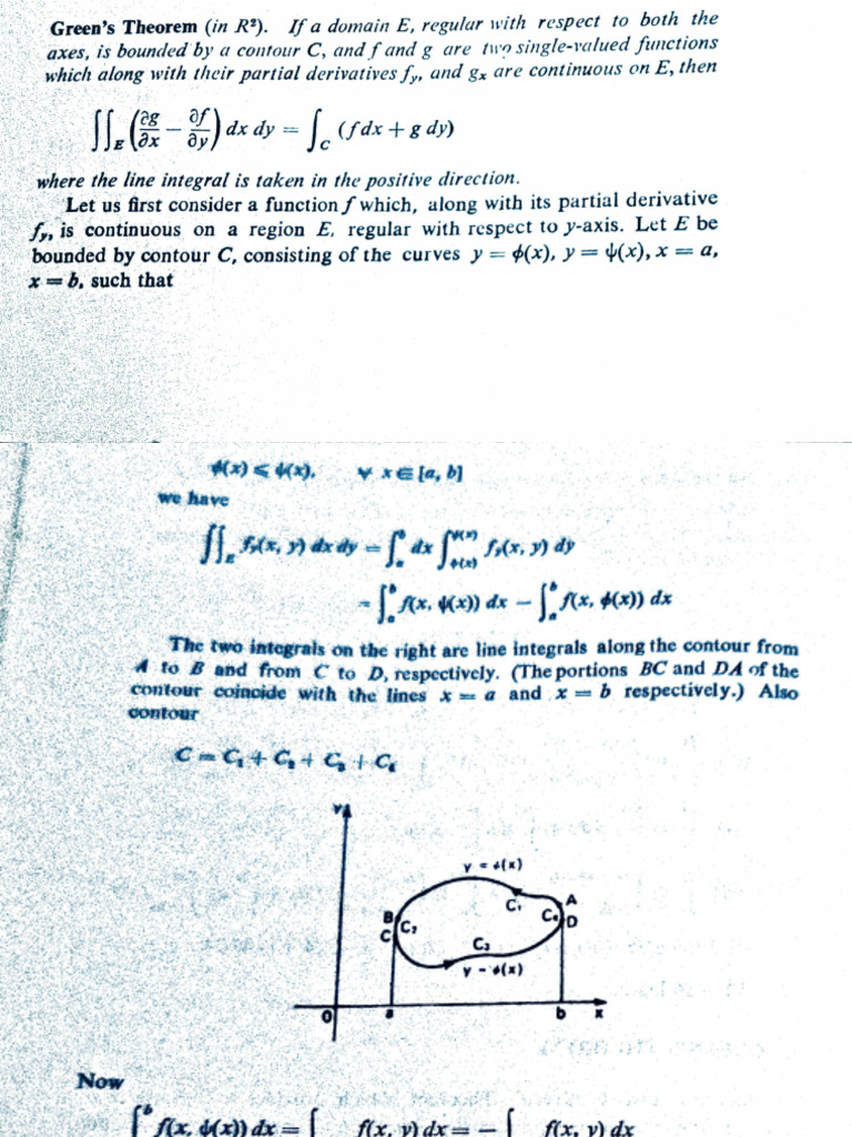 Green - S Theorem | PDF