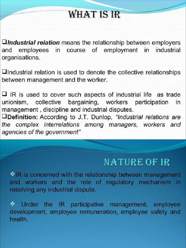 Industrial Relations | PDF