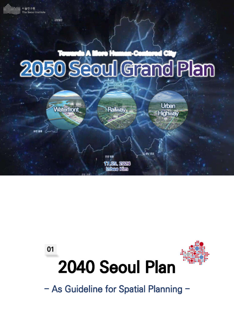 2040 Seoul Plan: Human-Centered Urban Vision | PDF | Transport ...