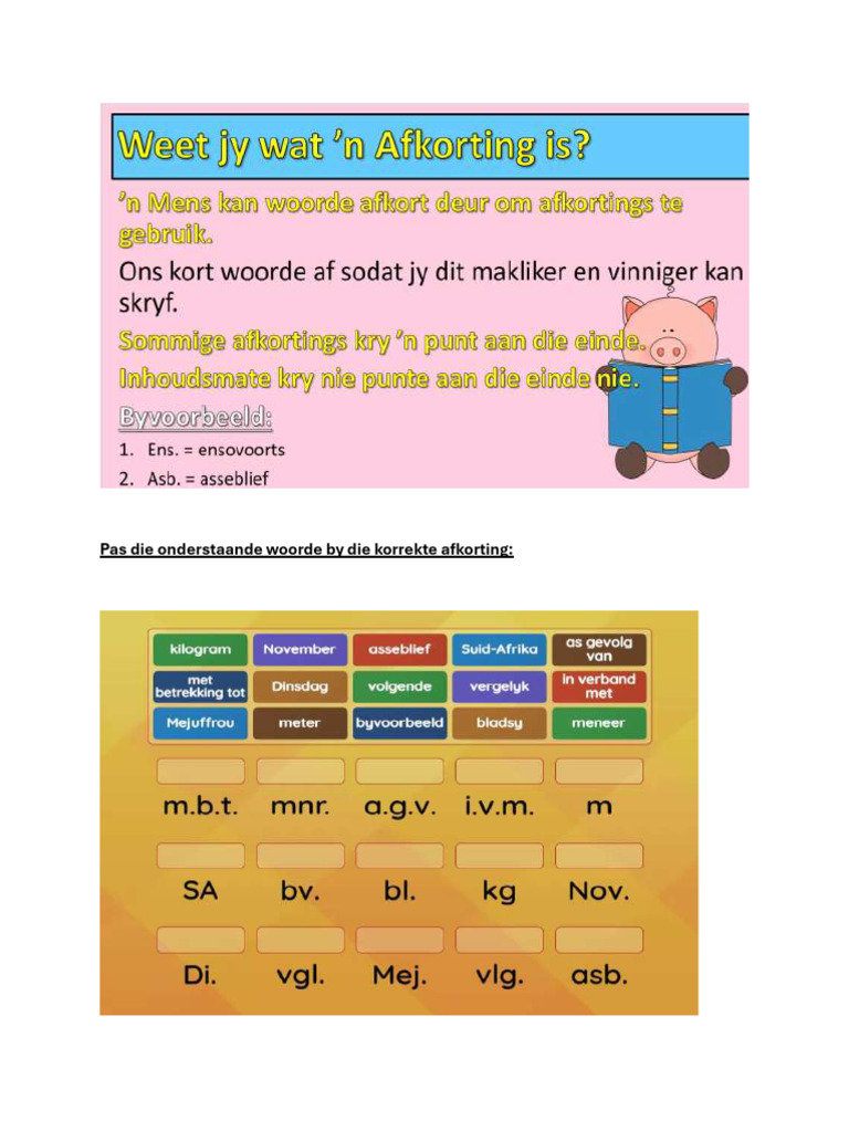 Afkorting | PDF