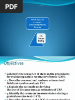 RHR I II III IV V: Chester Step Test Data Record Sheet | PDF